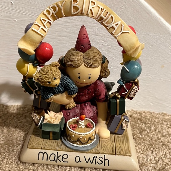 Accents | 1998 Zingle Berry Make A Wish Happy Birthday 45 Tall ...